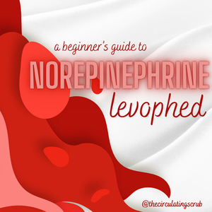 A Beginner’s Guide to Norepinephrine (Levophed) — The Circulating Scrub