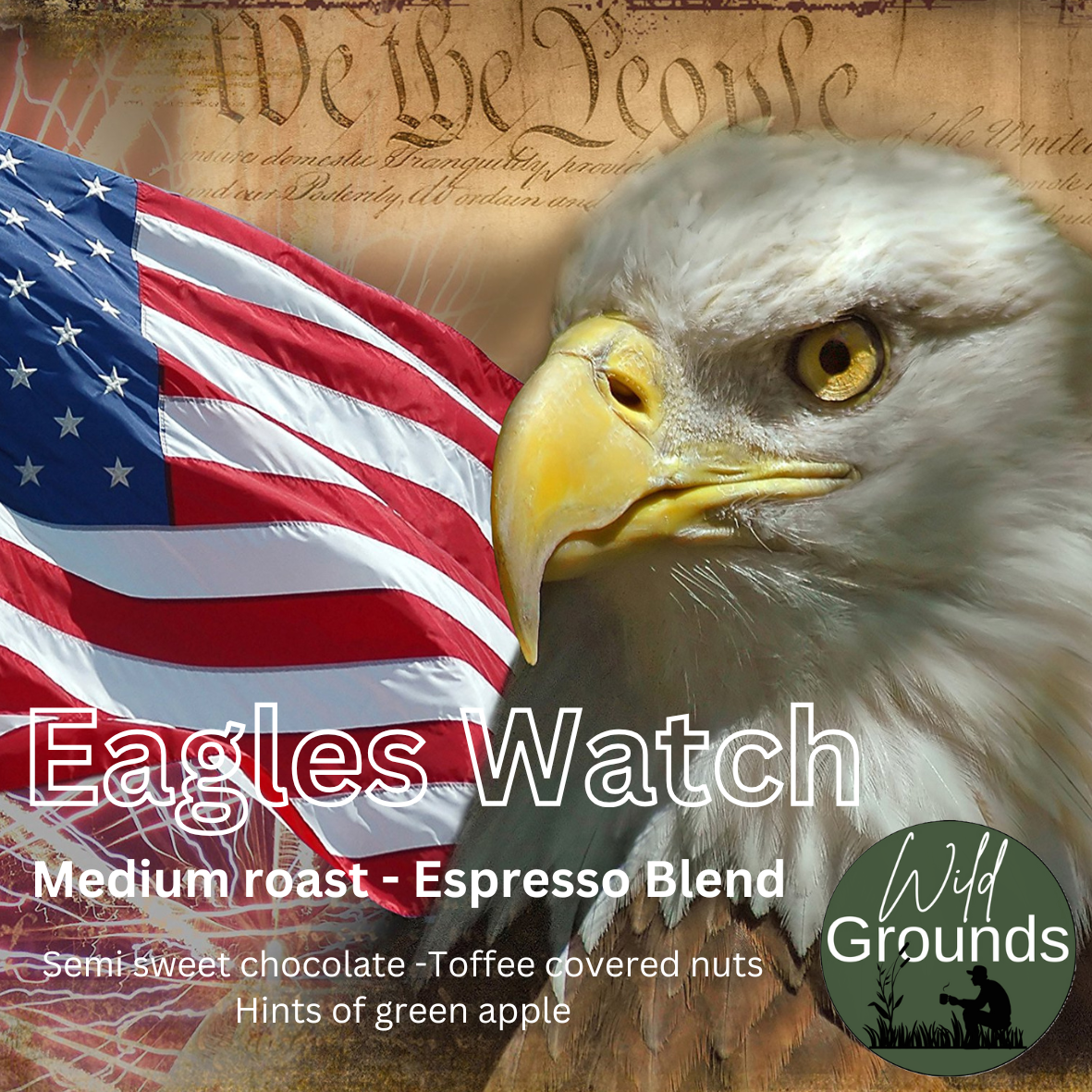 Eagle’s Watch Espresso Blend – Bold Medium Roast with Chocolate, Toffee ...