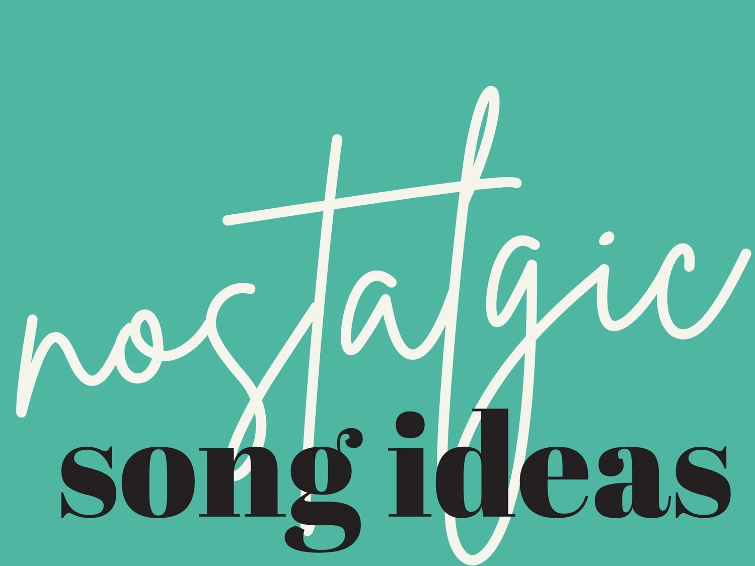 120 Epic Song Ideas (the ultimate freaking list)