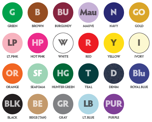 Color Chart & Patterns — Intedge
