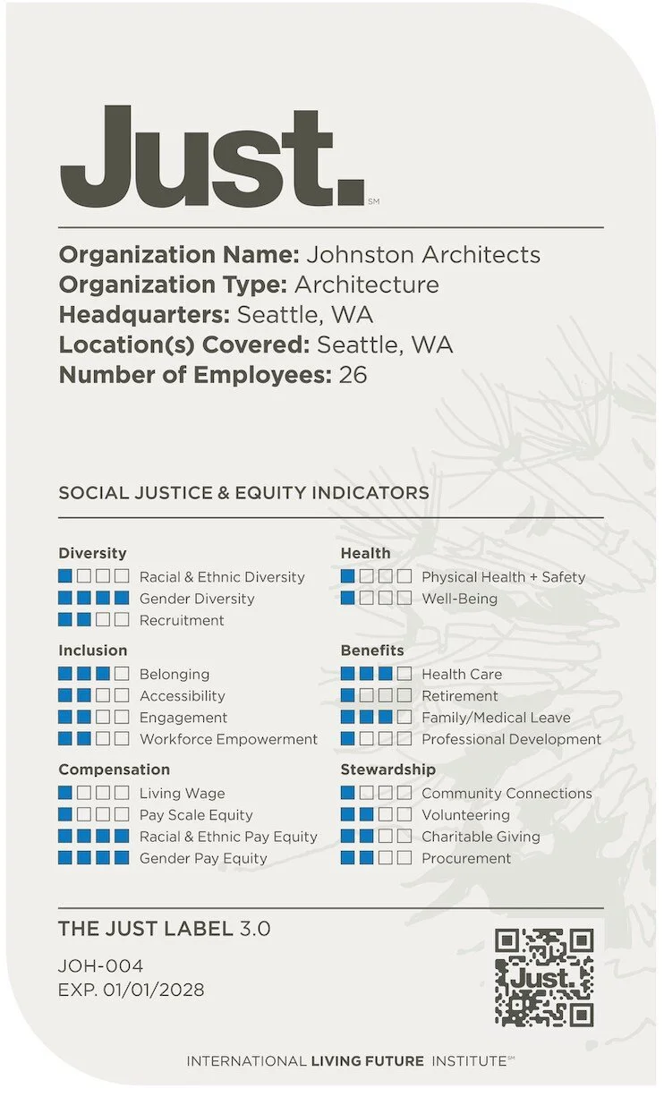 JUST Label — Johnston Architects