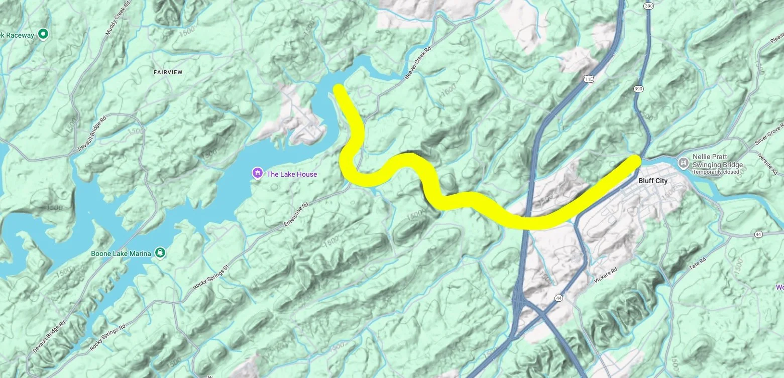 South Holston River Map — Appalachian Outdoors
