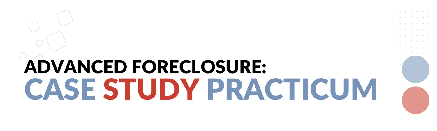 Advanced Foreclosure: Case Study Practicum — PHFA Events