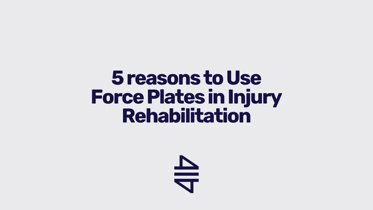5 reasons to Use Force Plates in Injury Rehabilitation — 416 Physio