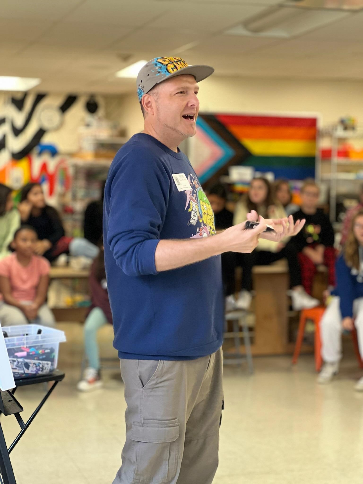 Visiting Artist - Cornwall Central Middle School — The Art of Rob Mounier