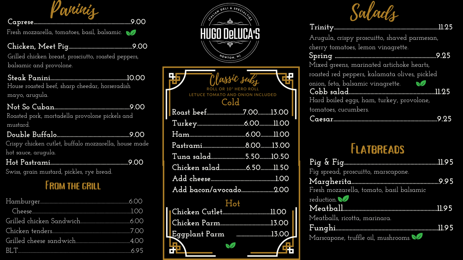 Hugo DeLuca's Italian Deli & Catering