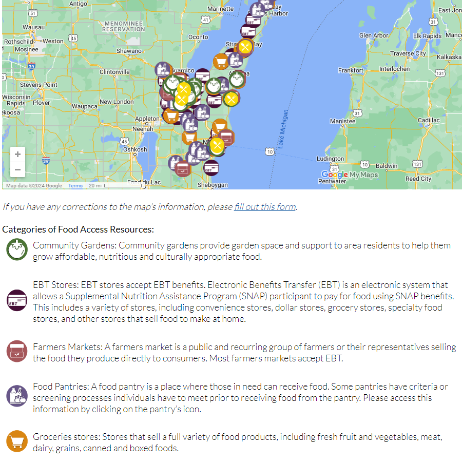 Local Foods Map — New Leaf Foods