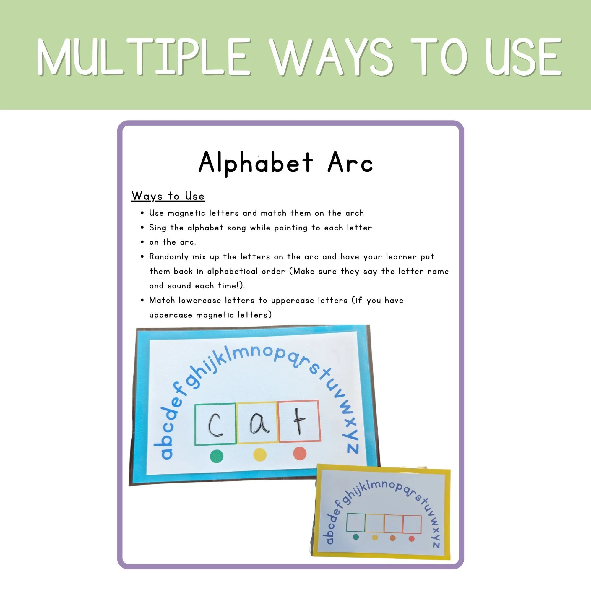 Alphabet Arc with Sound Boxes | Letter Knowledge — The Early Learning Place