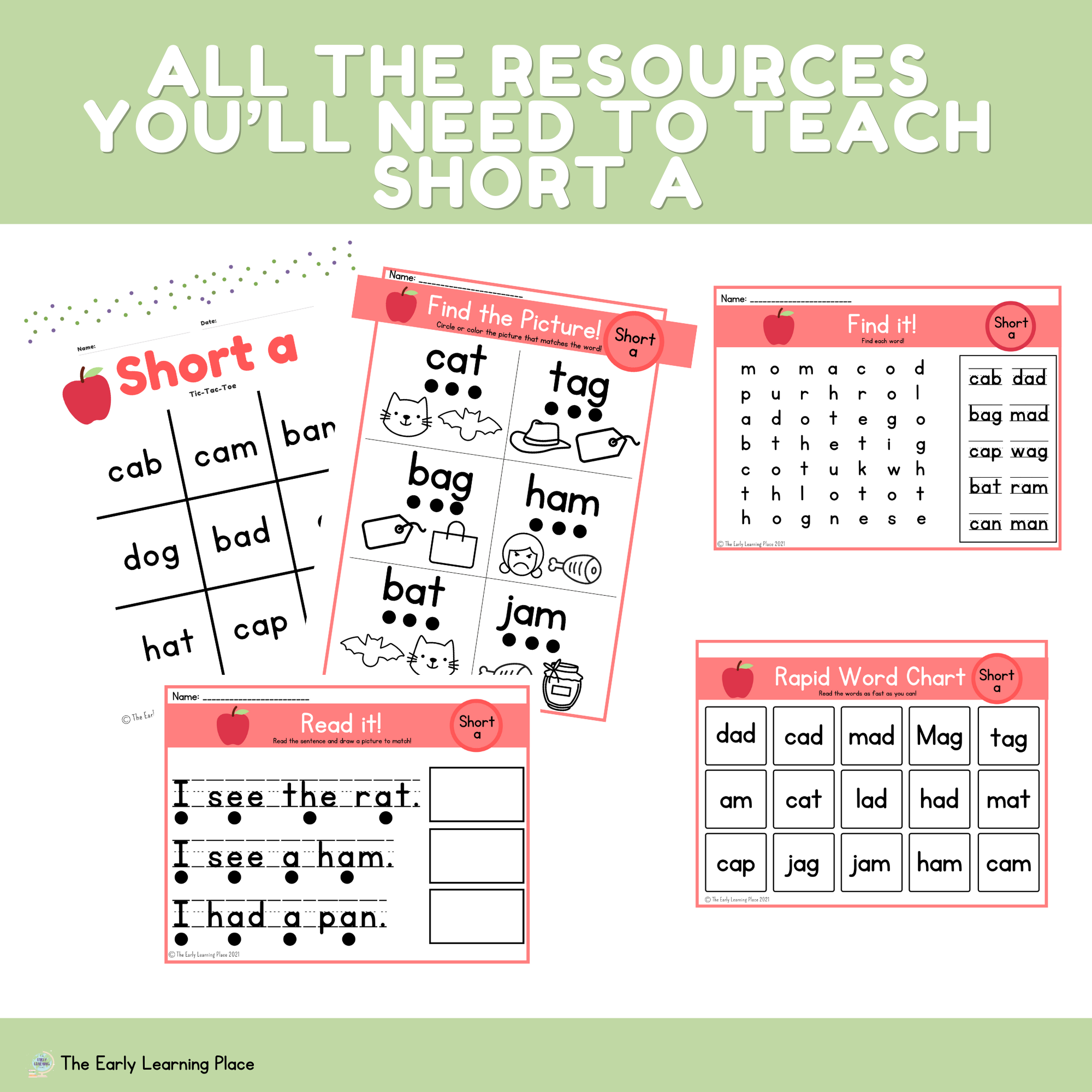 Short and Long Vowel Posters/Sorts & Consonant Poster/Sort — The Early ...