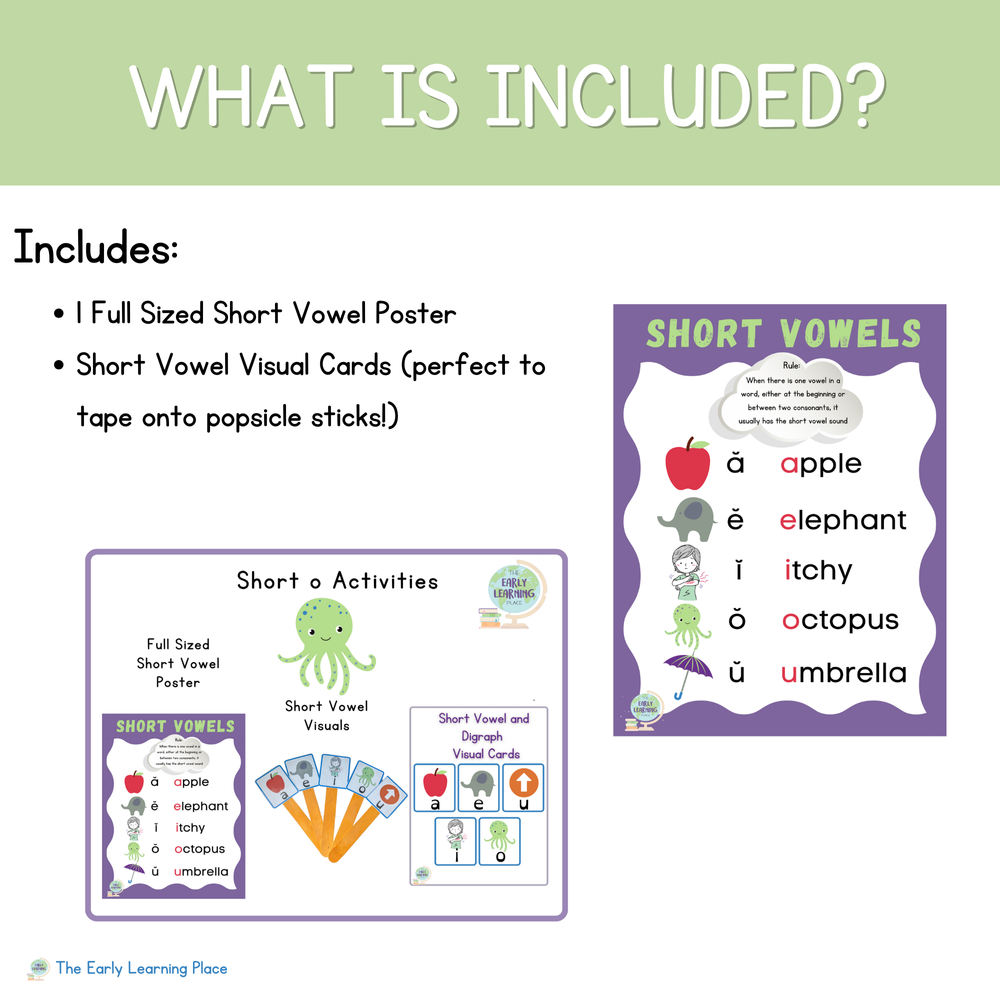 Short Vowel CVC Worksheets and Activities - Short U — The Early ...