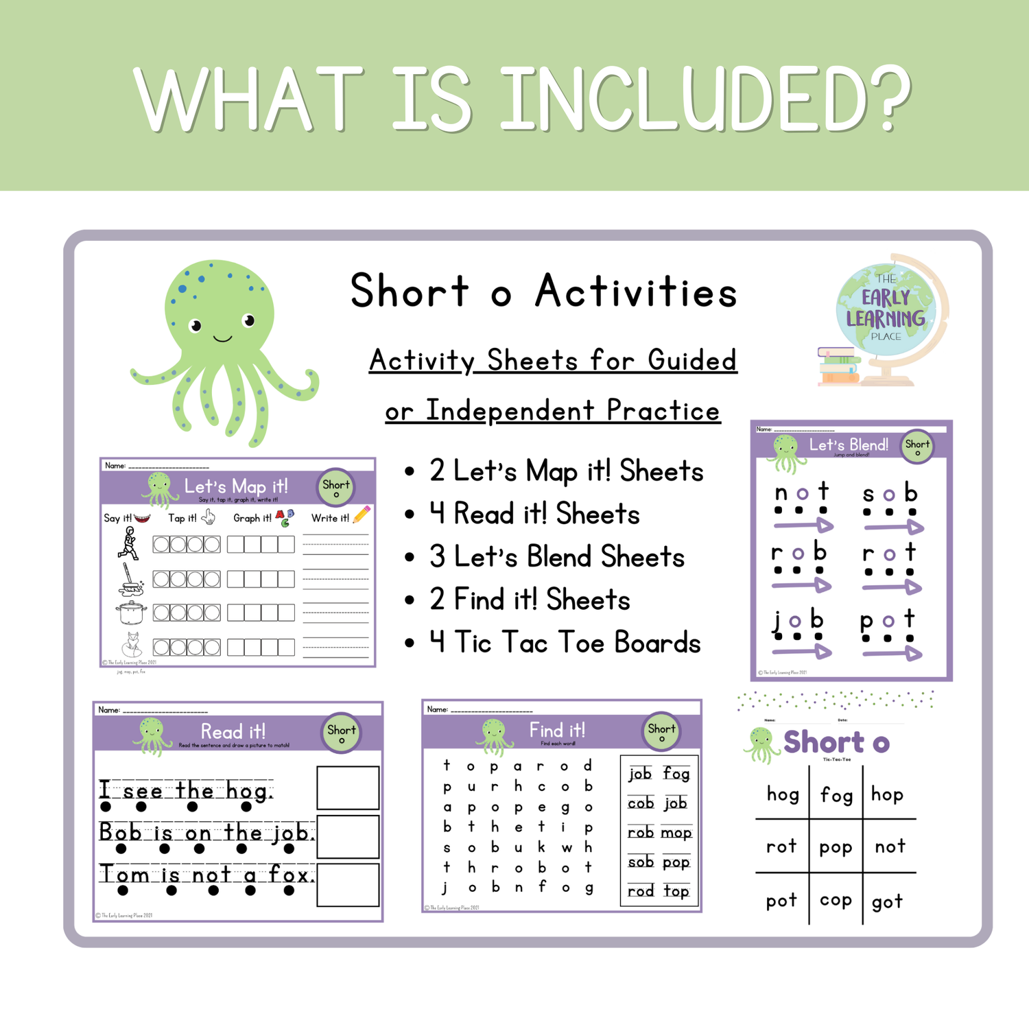 Short Vowel CVC Worksheets and Activities - Short U — The Early ...