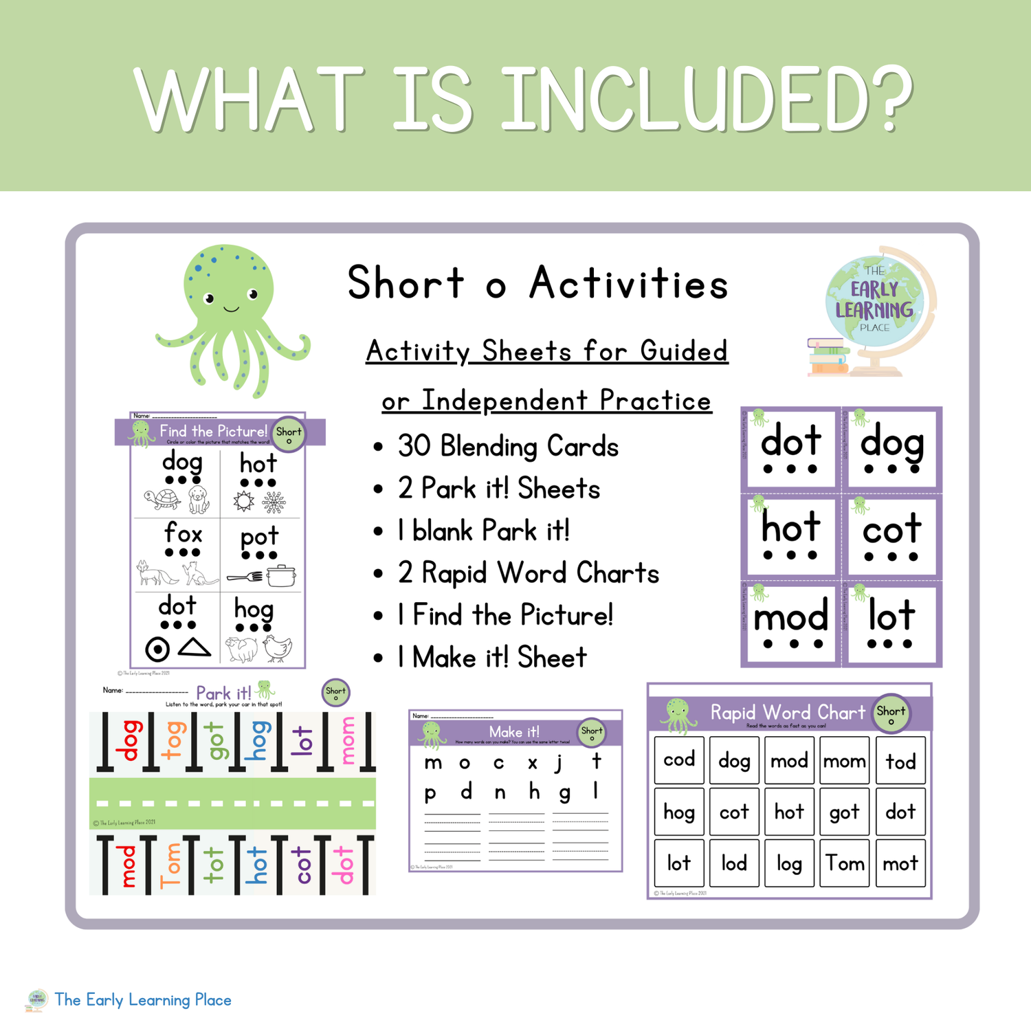 Short Vowel CVC Worksheets and Activities - Short U — The Early ...