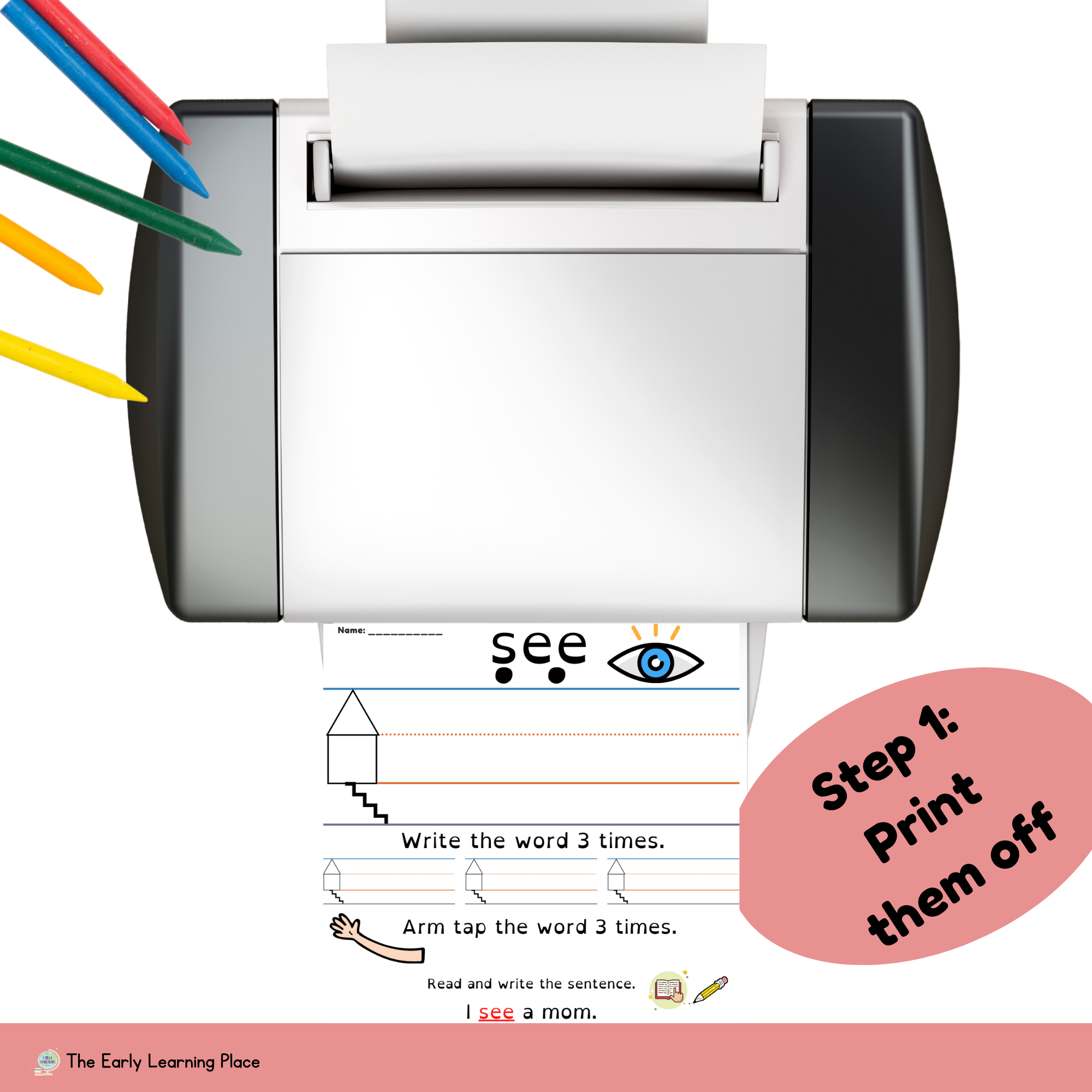 Heart Word/Red Word/High Frequency Word Practice Sheets - Orthographic ...