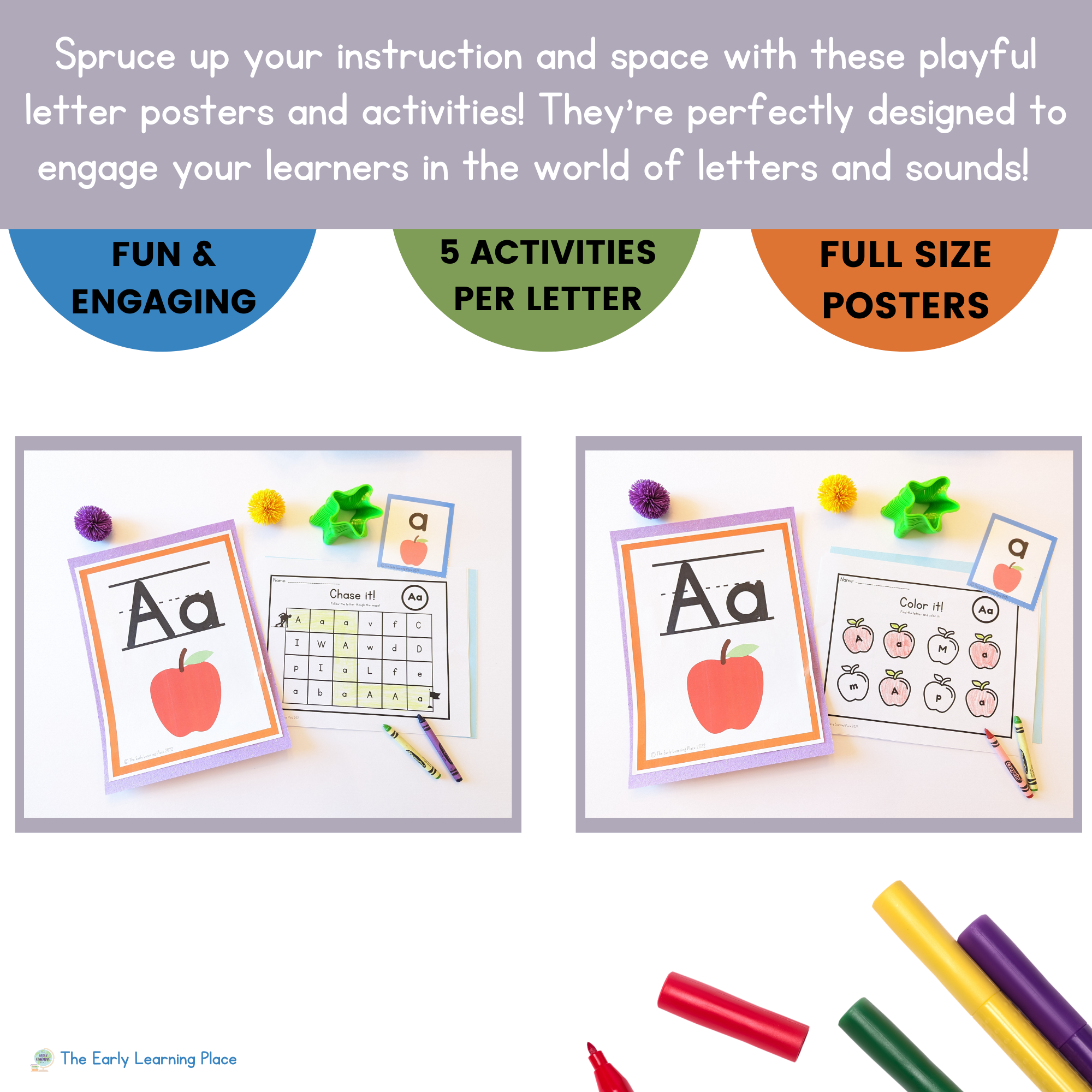 Alphabet Posters and Activity Sheets — The Early Learning Place