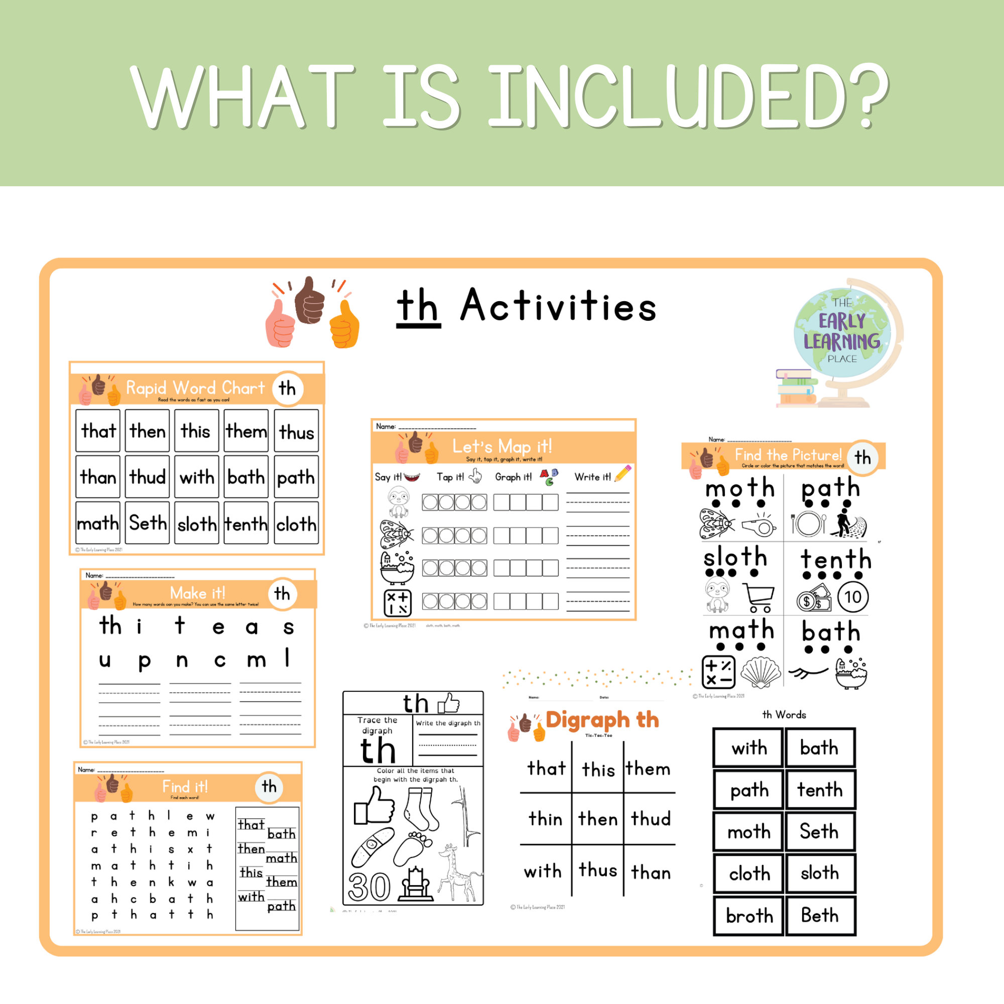 Digraph th Posters, Word Cards, and Activities | Science of Reading ...