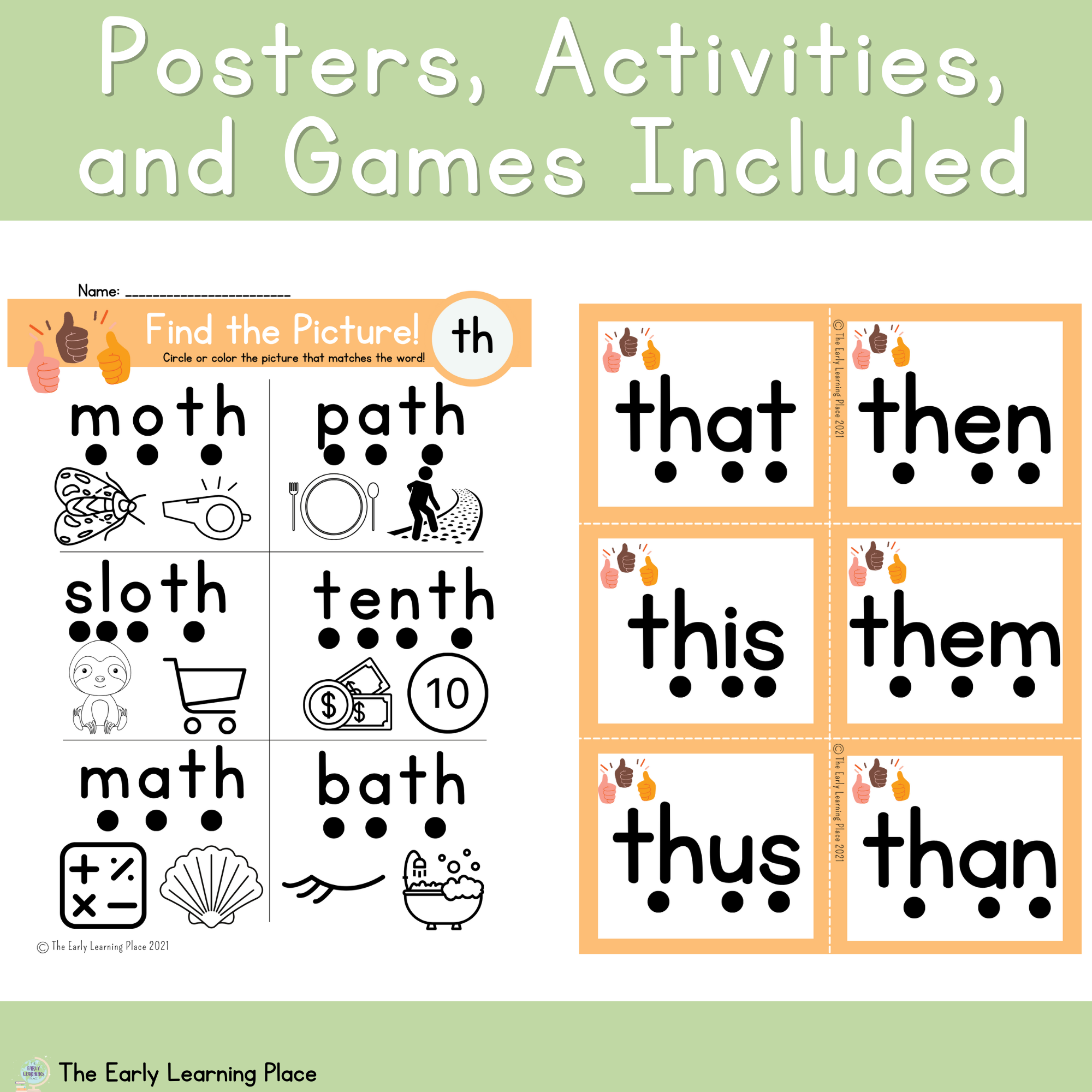 C vs. K Posters and Activities | Cat/Kite Rule — The Early Learning Place