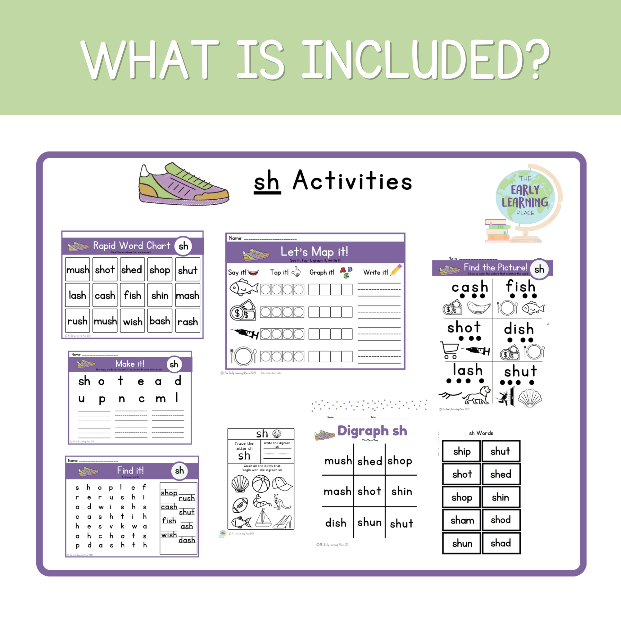 Digraph sh Posters, Word Cards, and Activities | Science of Reading ...