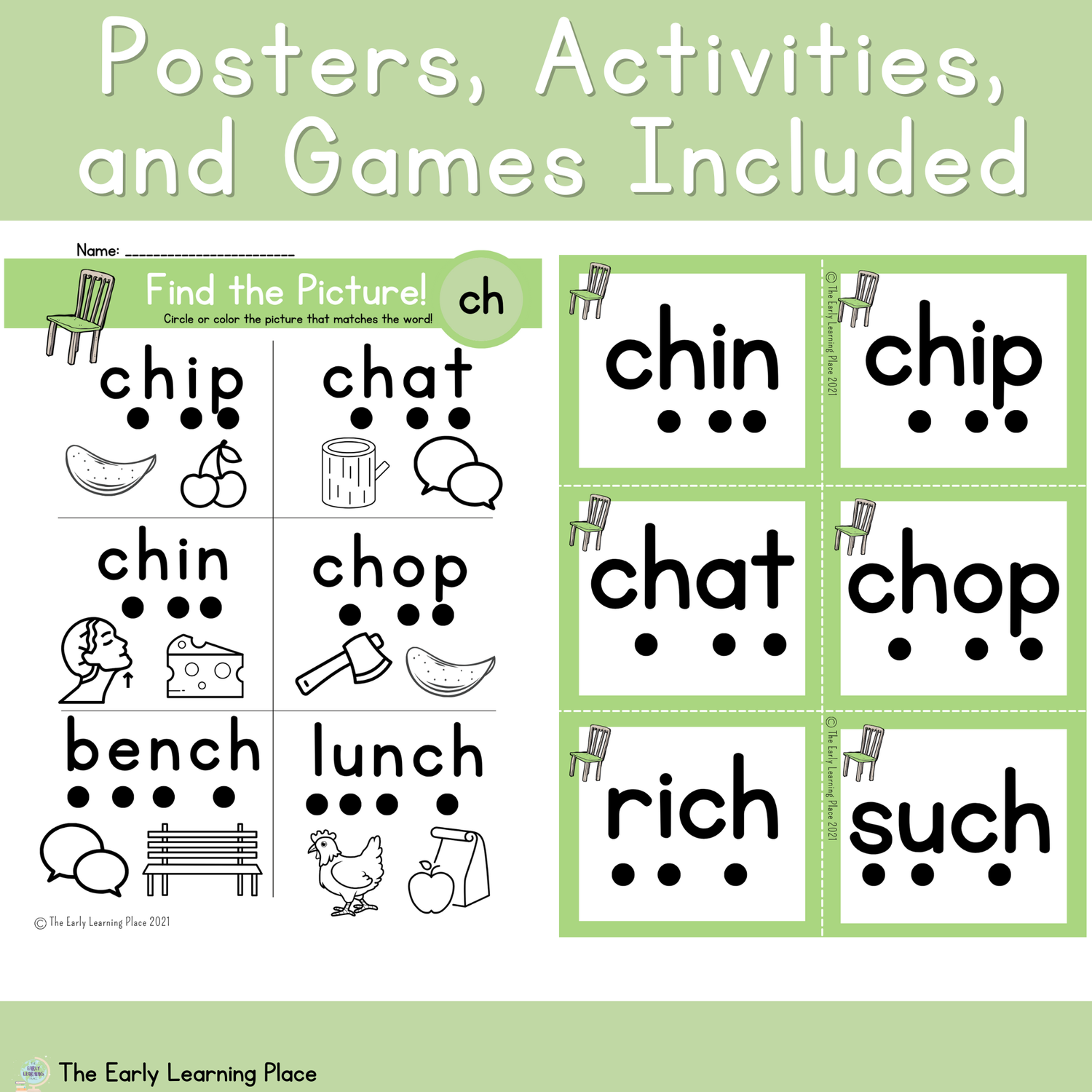 Digraph sh Posters, Word Cards, and Activities | Science of Reading ...