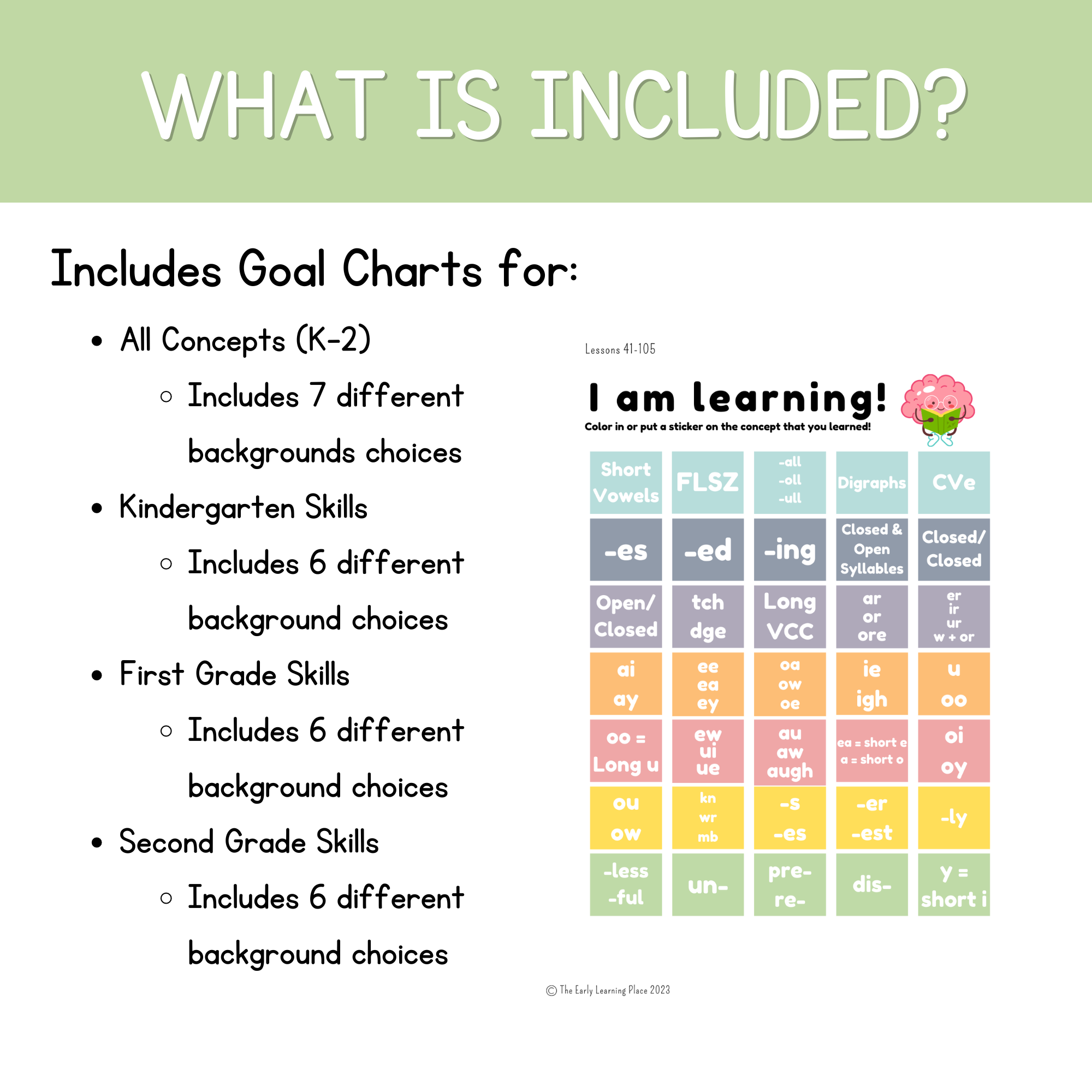 Reading Goal and Motivational Charts (UFLI Inspired) — The Early ...