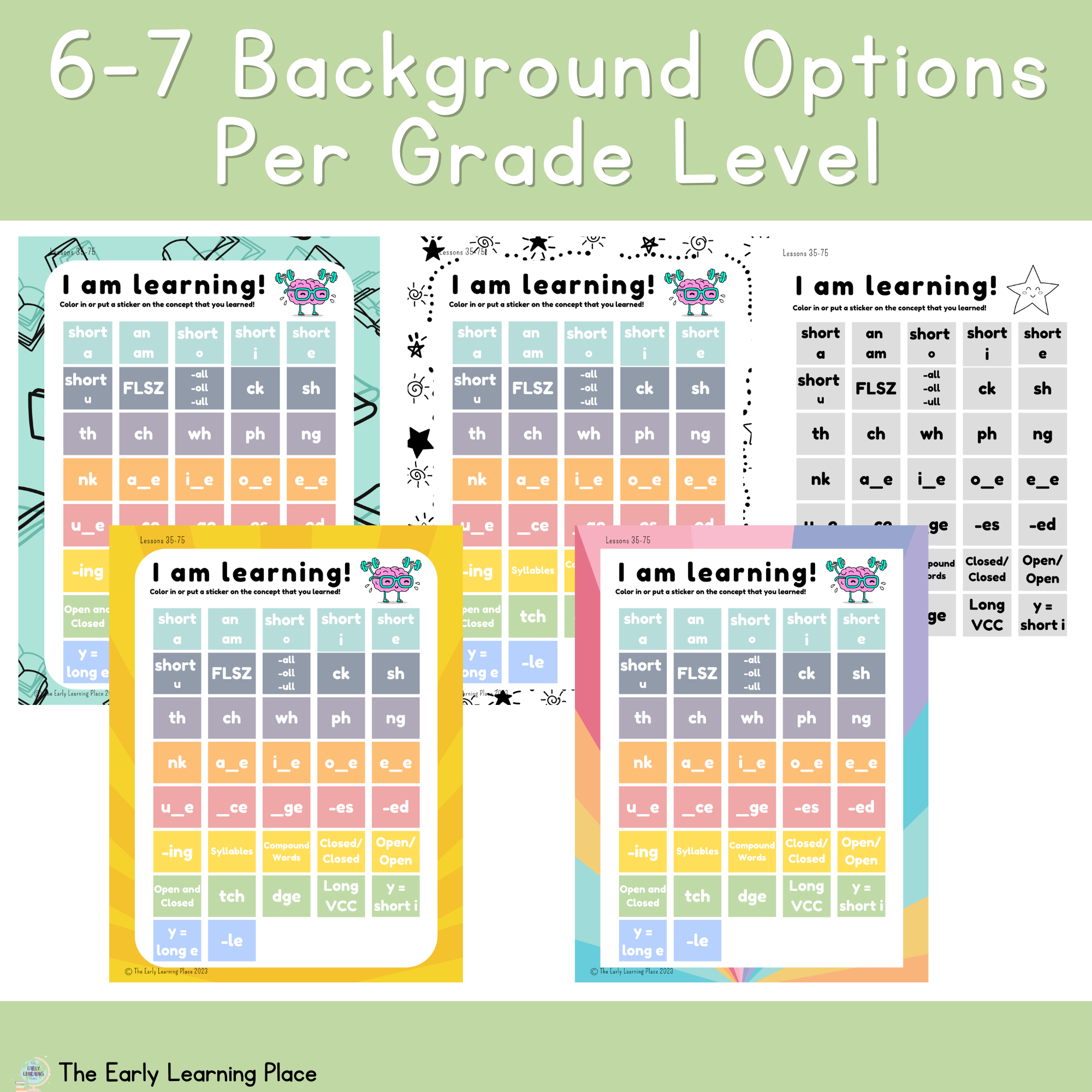 Reading Goal and Motivational Charts (UFLI Inspired) — The Early ...