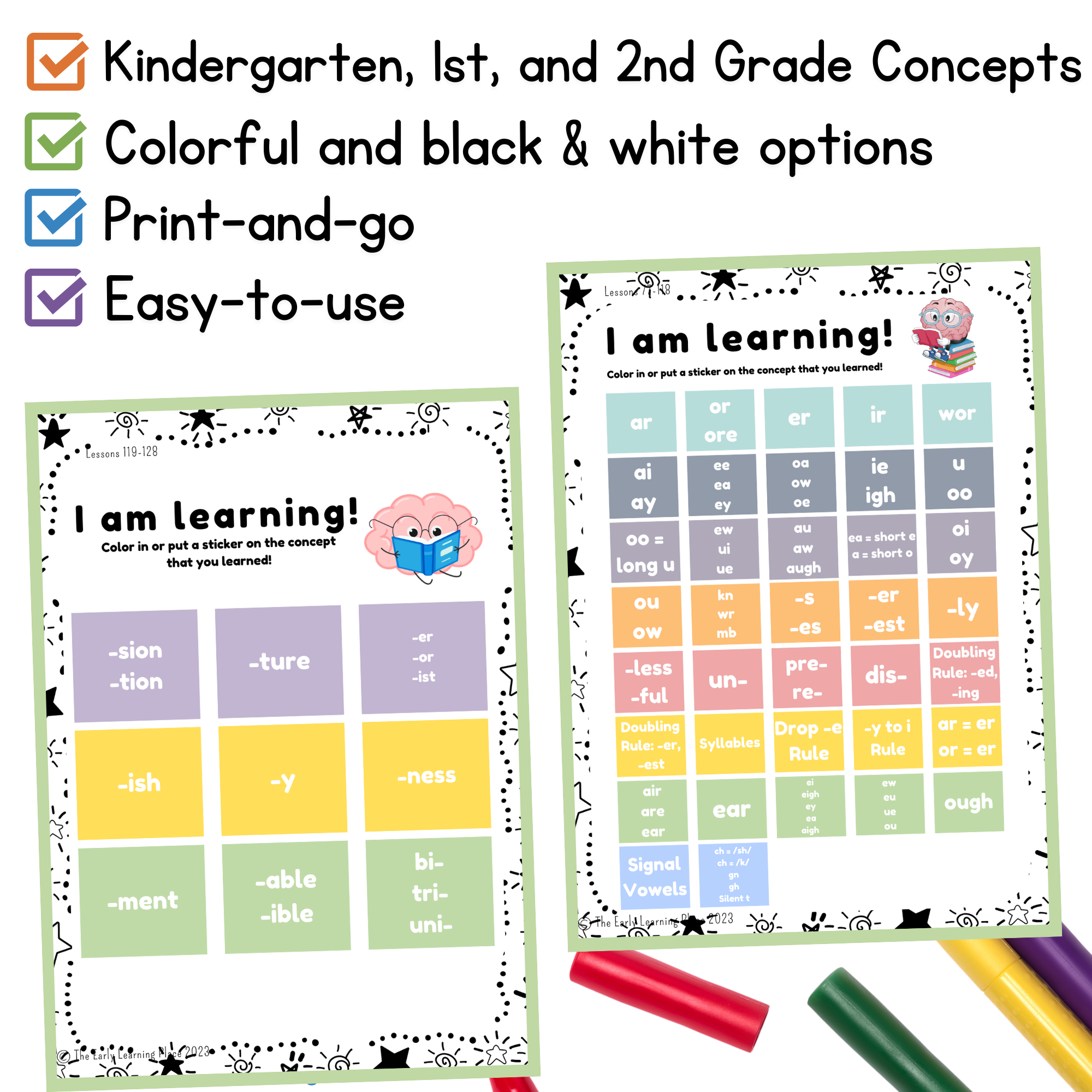 Reading Goal and Motivational Charts (UFLI Inspired) — The Early ...