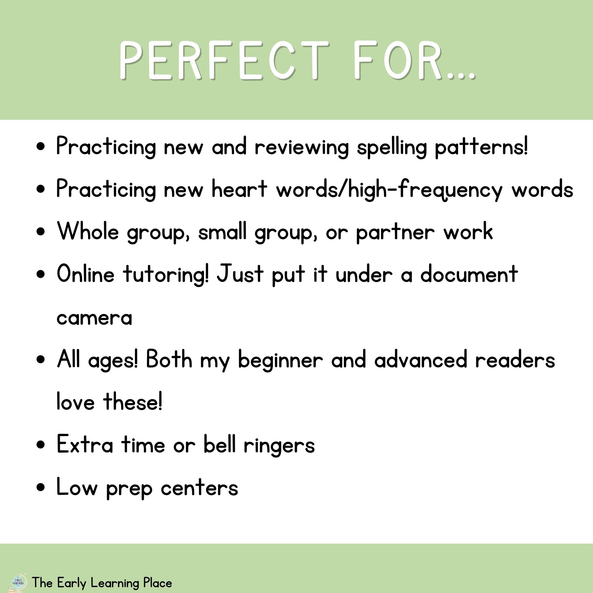 Holidays and Seasons Guess the Word! Phonics Games - Alternative to ...