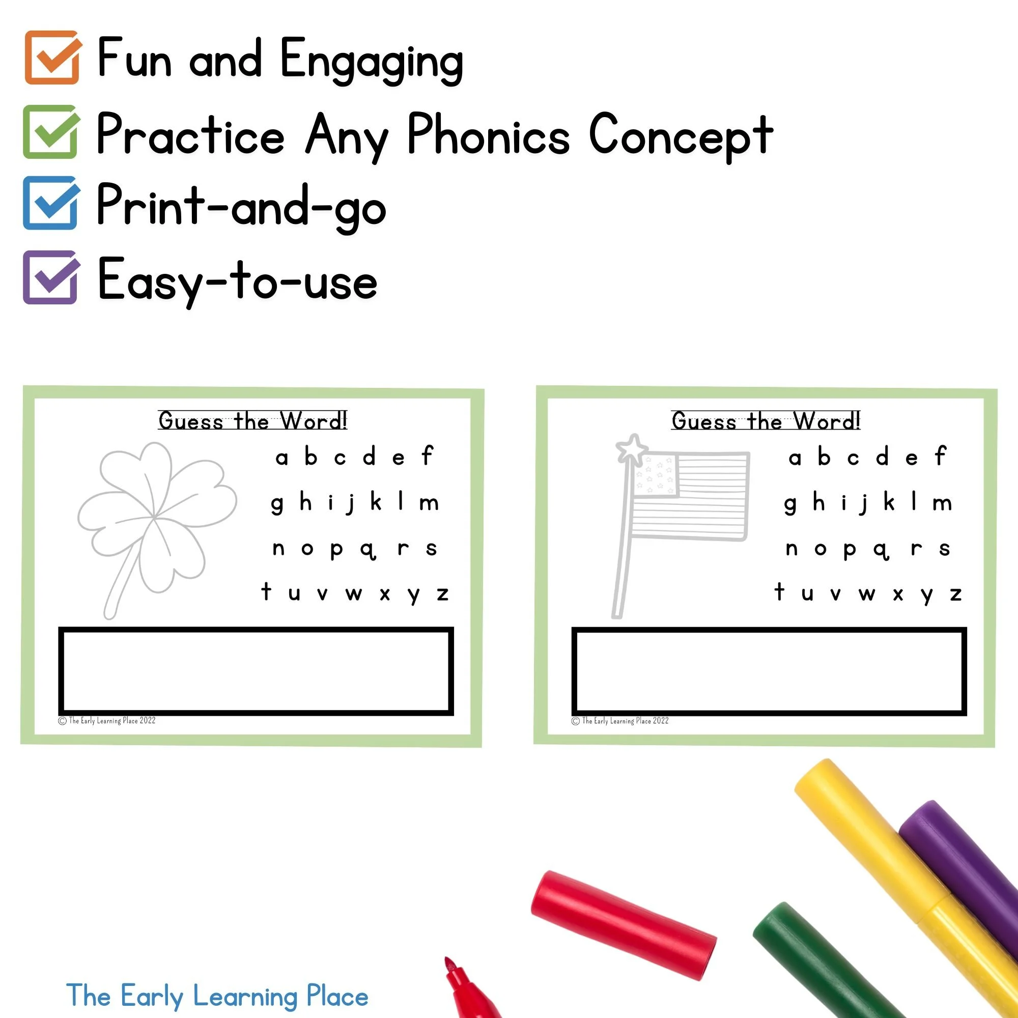 Holidays and Seasons Guess the Word! Phonics Games - Alternative to ...