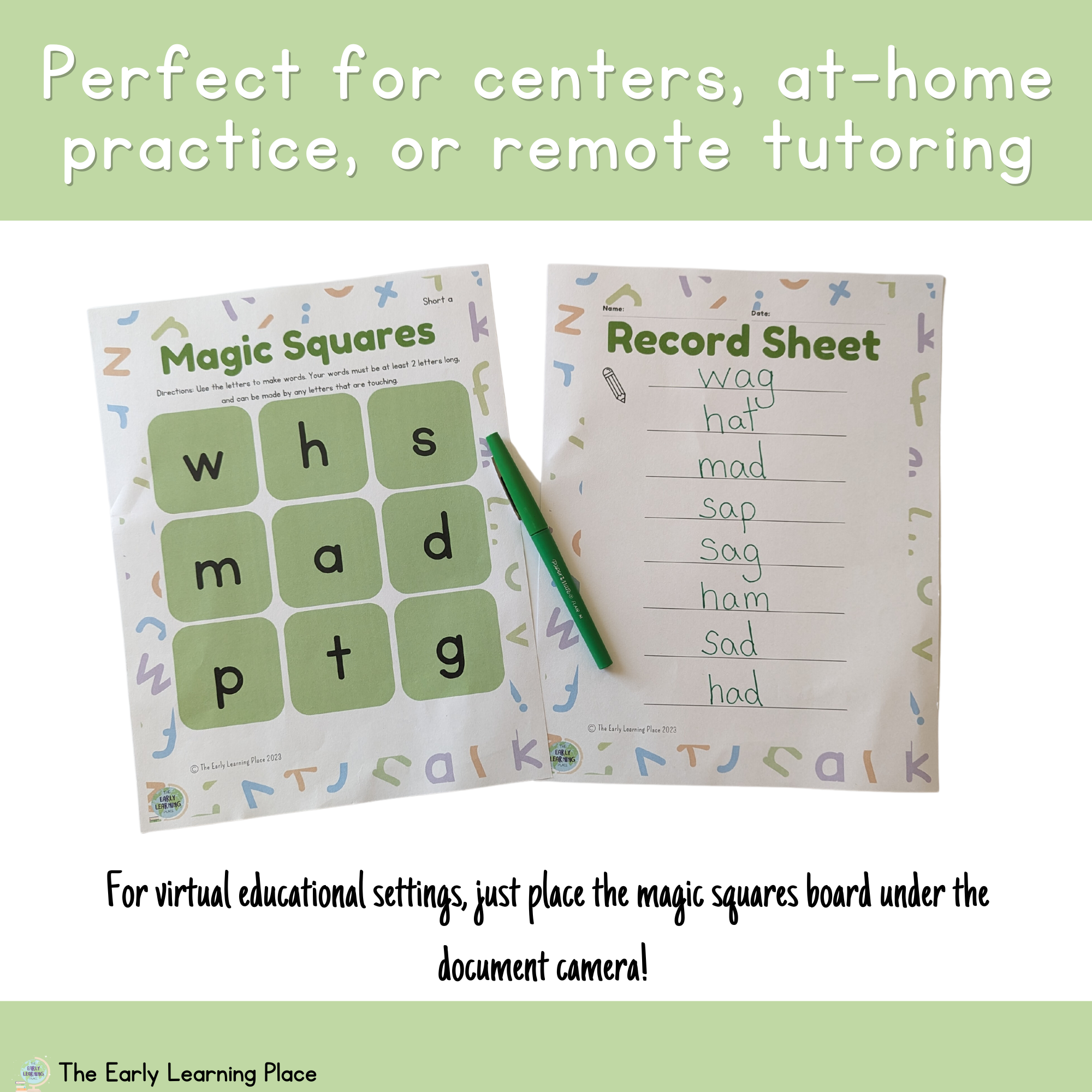 Magic Squares Phonics Gameboards | Short Vowels, Vowel Teams, R ...