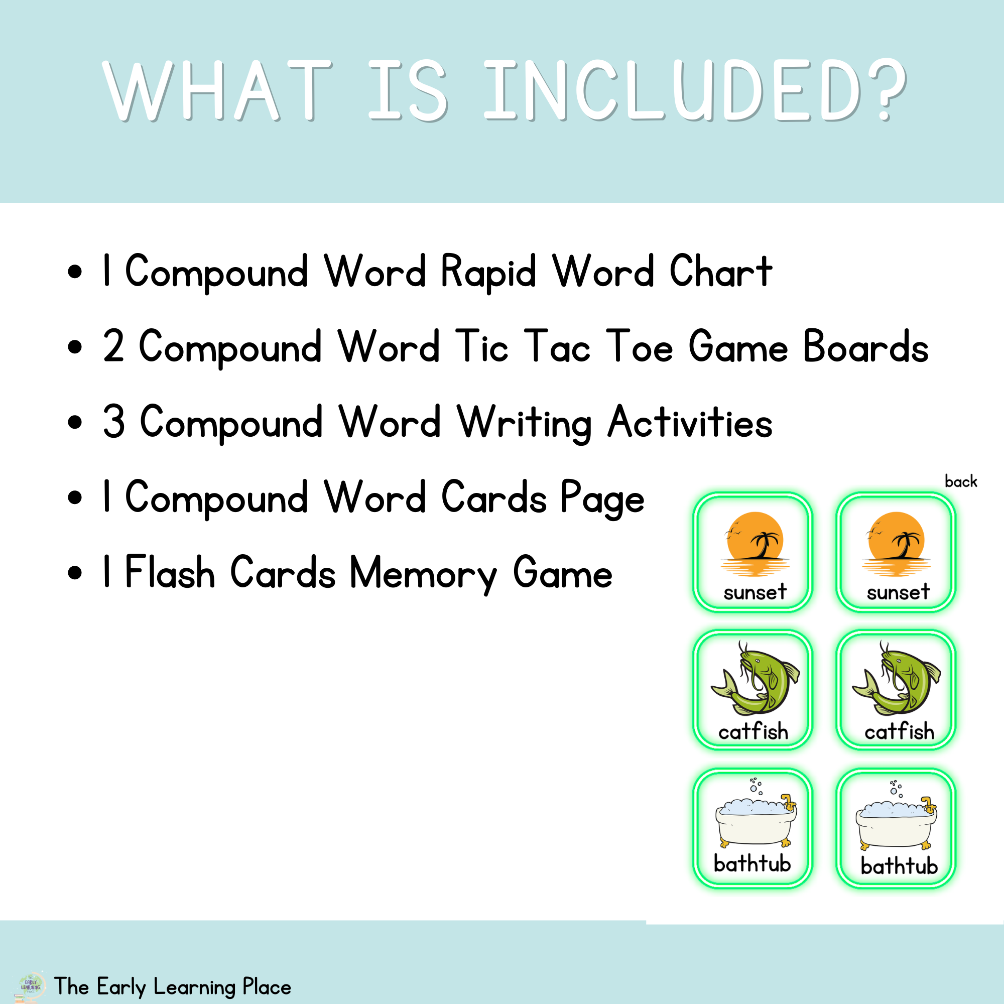 Compound Words Games and Activities — The Early Learning Place