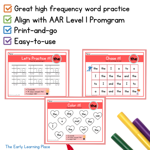 Heart Words / High-Frequency Word Posters and Flashcards | Orthographic ...