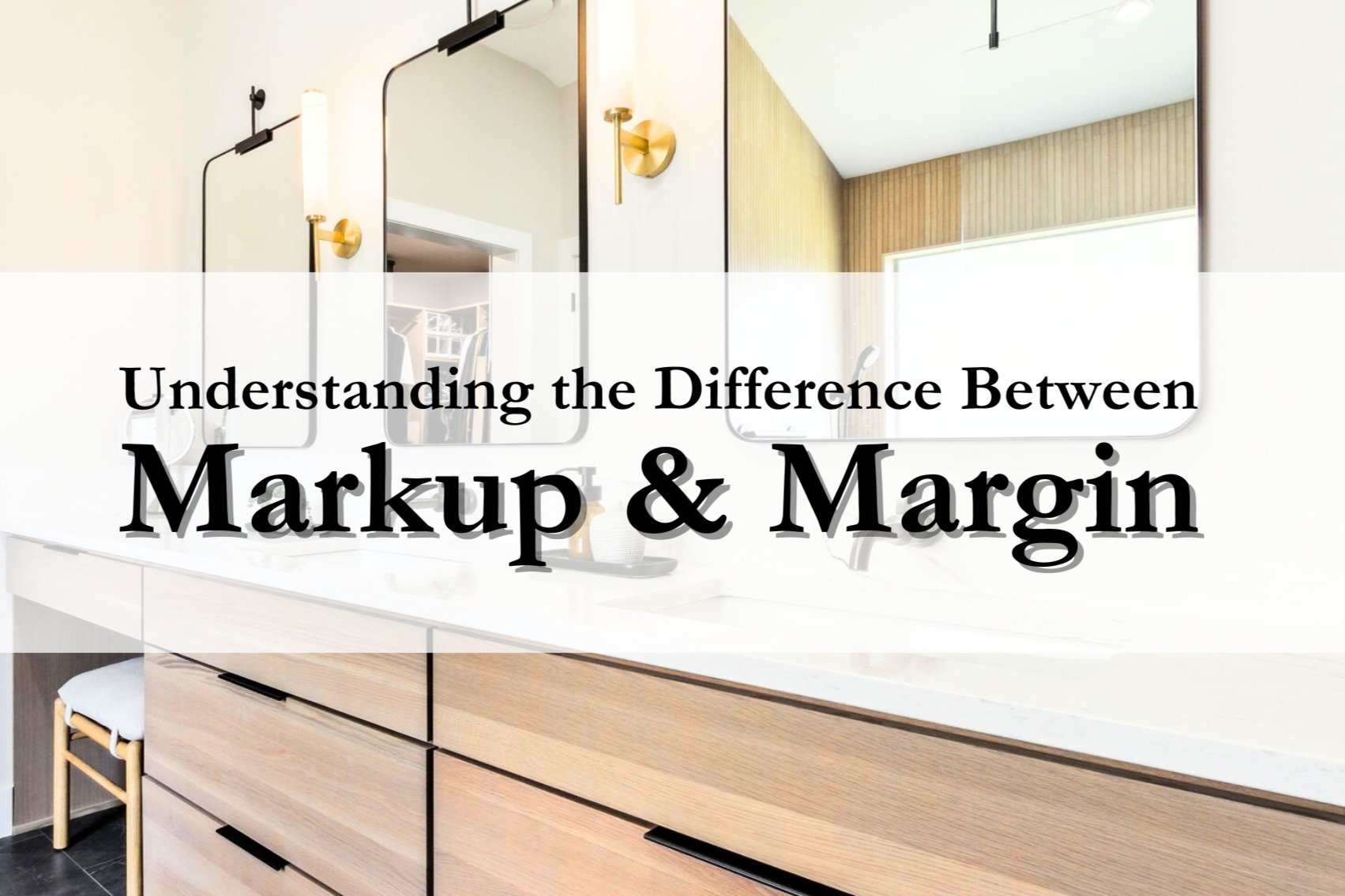 Construction Margins: The Difference Between Markup & Margin — MCG ...