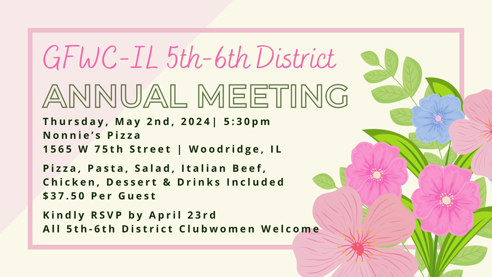 Events — GFWC Illinois 5th/6th District
