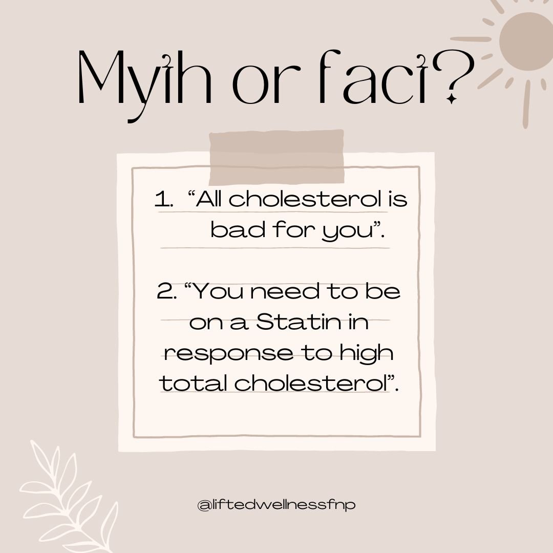 The cholesterol myth — Lifted Wellness
