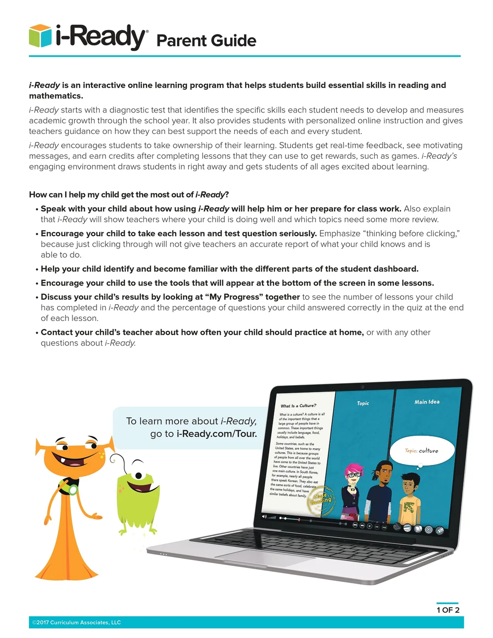 I-Ready Resources — I.S. 98 The Bay Academy
