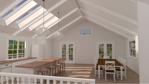 Why You Should Consider a Raked Ceiling in Your New Home | Elysium ...