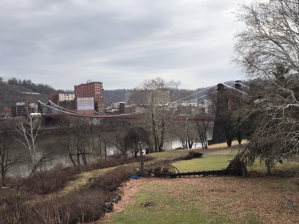 Wheeling Suspension Bridge (WV) — Bridges of the USA