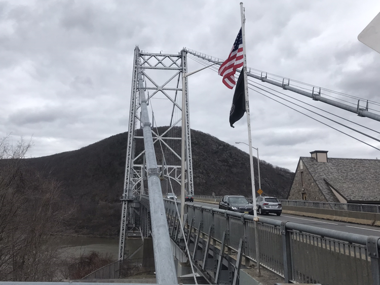 Bear Mountain Bridge (Purple Heart Veterans Memorial Bridge) (NY ...