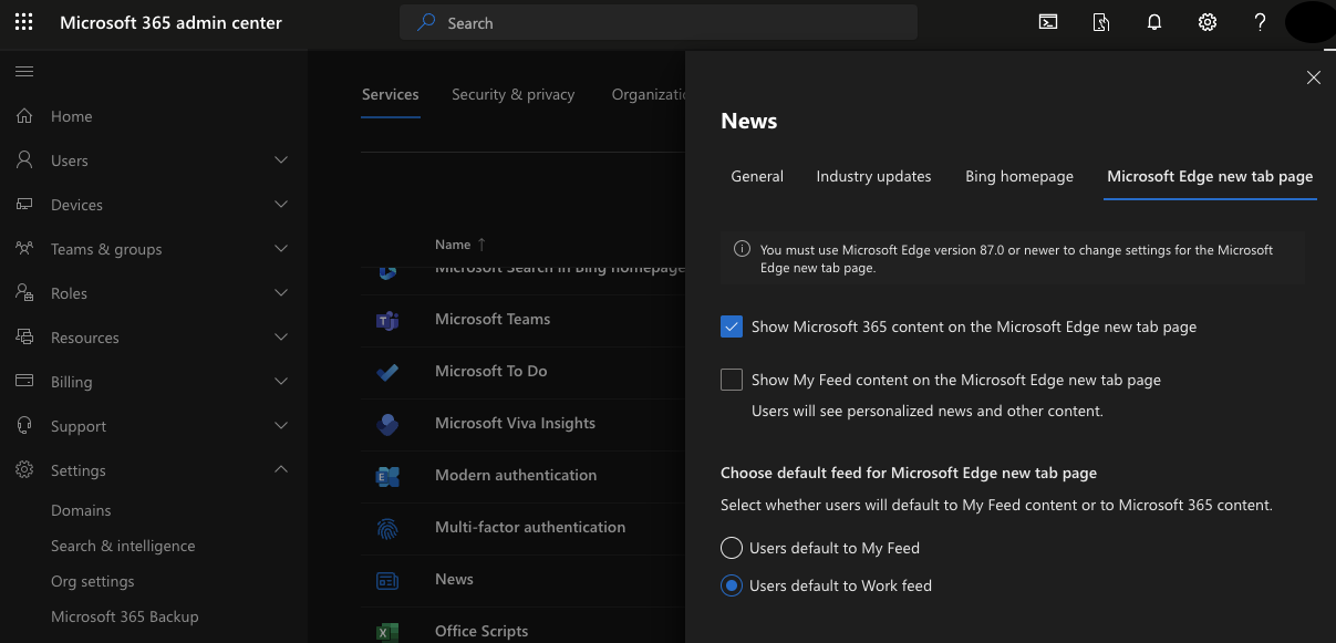 MICROSOFT EDGE ENTERPRISE NEW TAB PAGE — Kim Tech