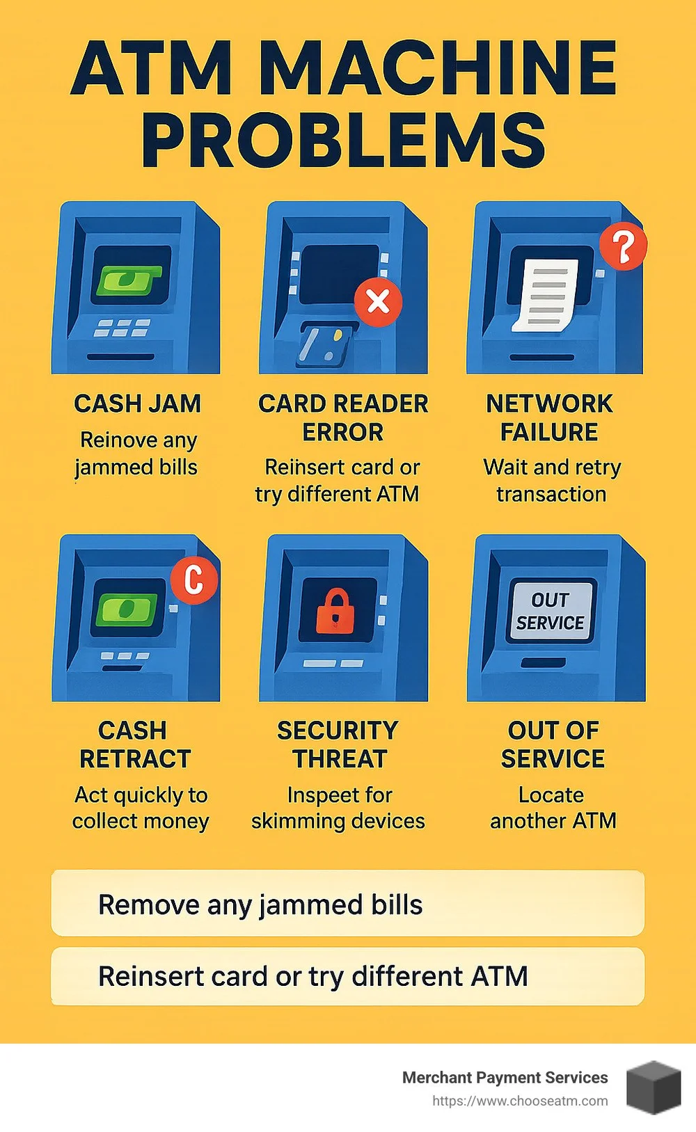 Cash Machine Chaos – 7 ATM Issues Users Face Daily — Choose ATM