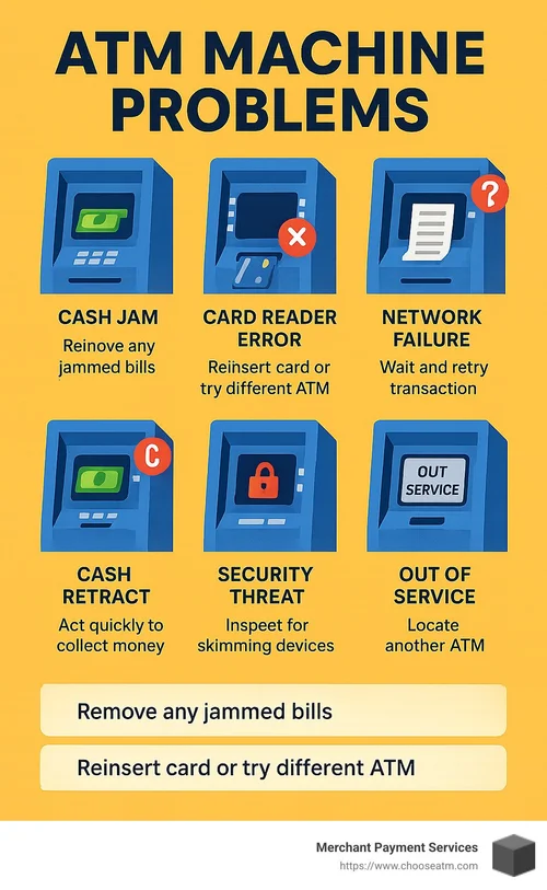 Cash Machine Chaos – 7 ATM Issues Users Face Daily — Choose ATM