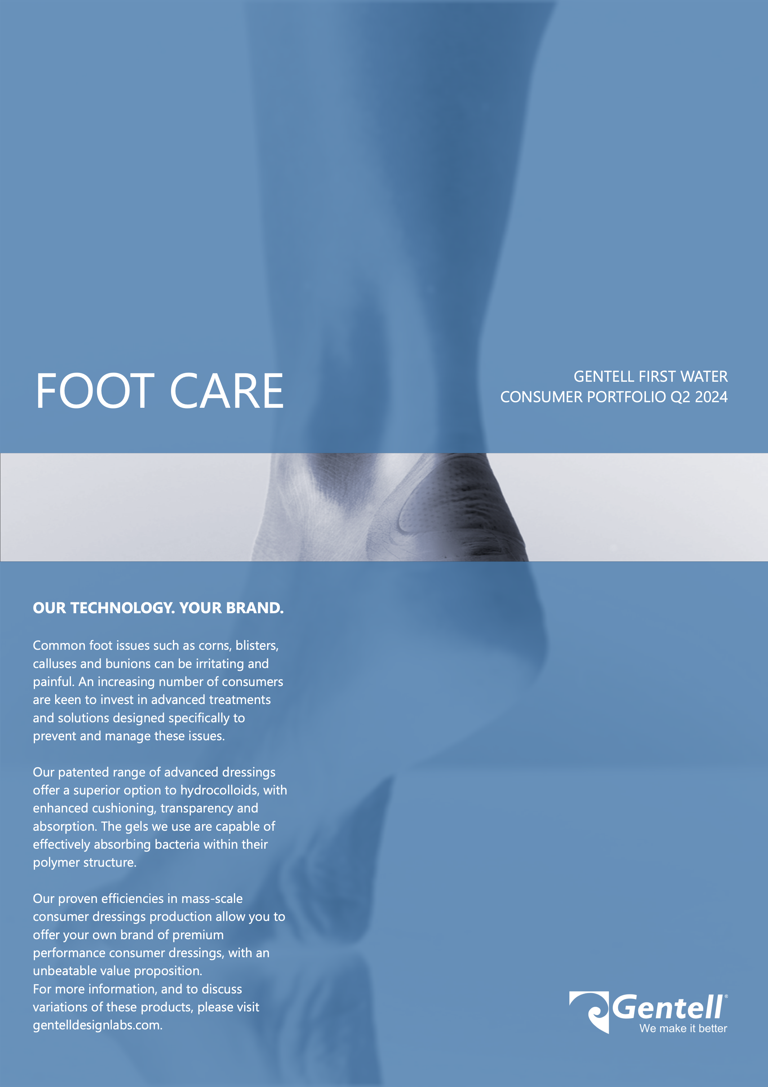 Foot Care — Gentell First Water