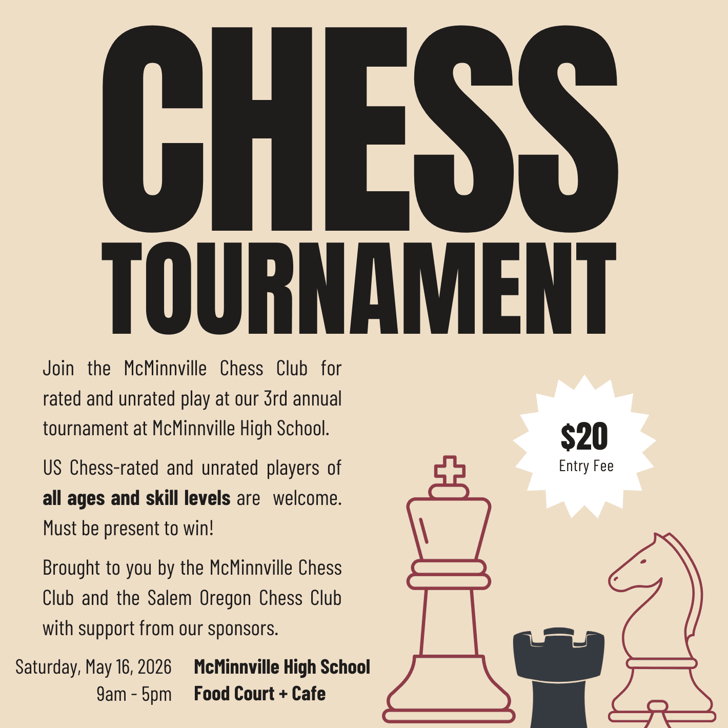 Events — Oregon Scholastic Chess Federation