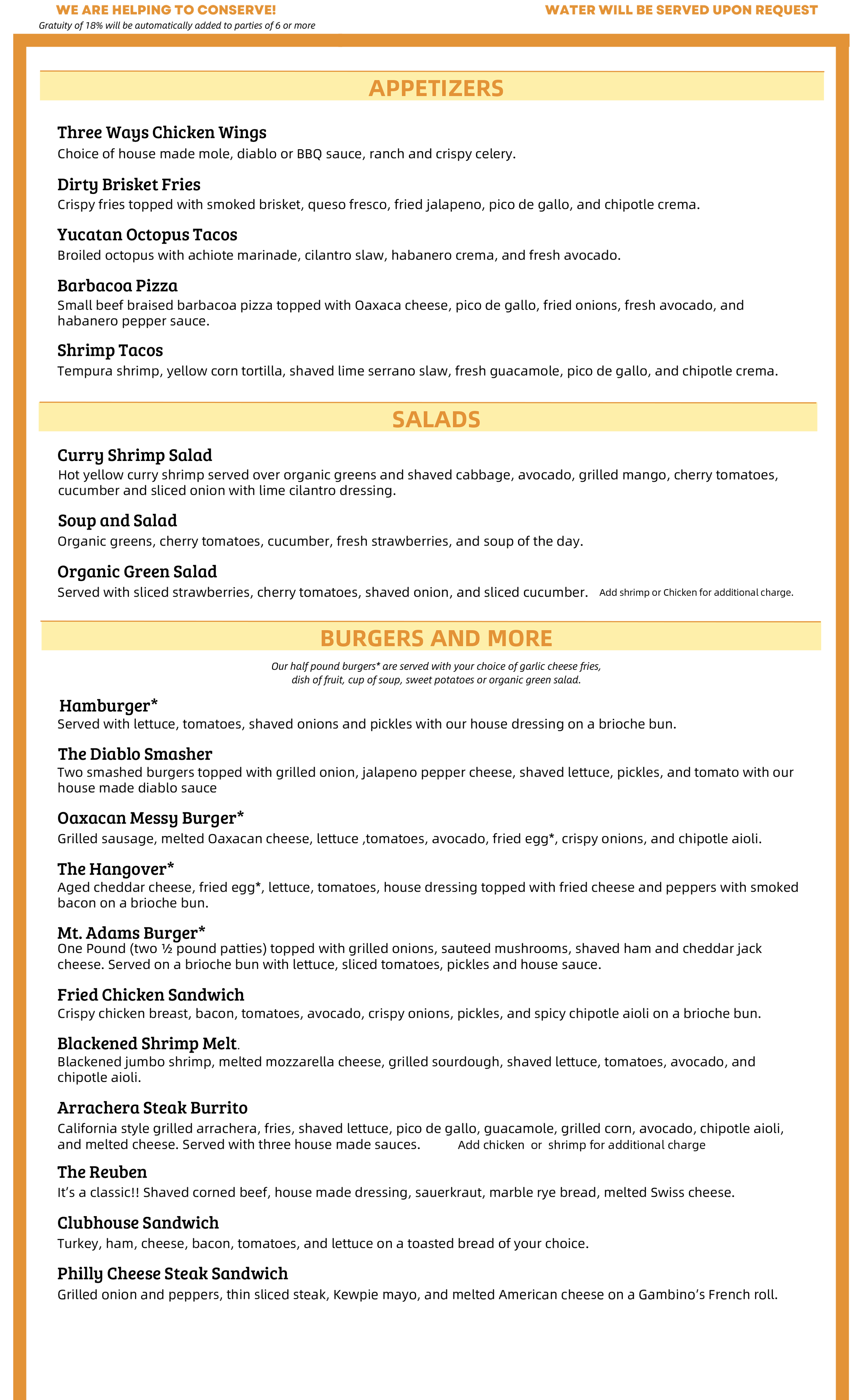 Menu - Egg River Cafe