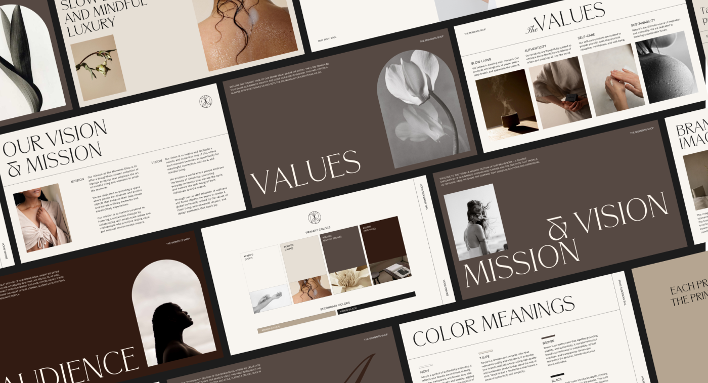 10 Things that must be included in a brand book — The Voy Design