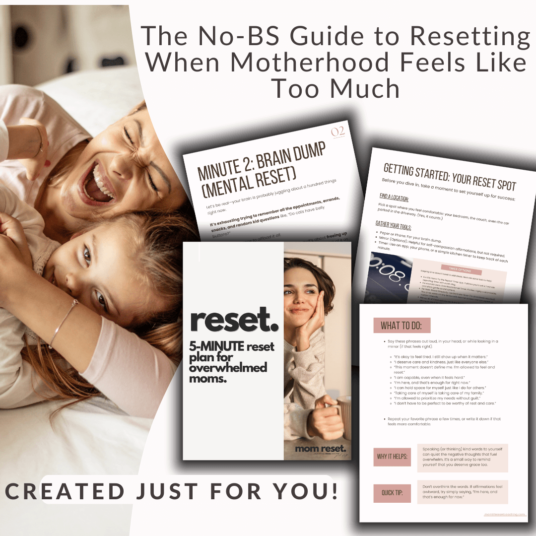 What to Do When You’re Overstimulated: 5-Minute Reset for Moms — Mom ...