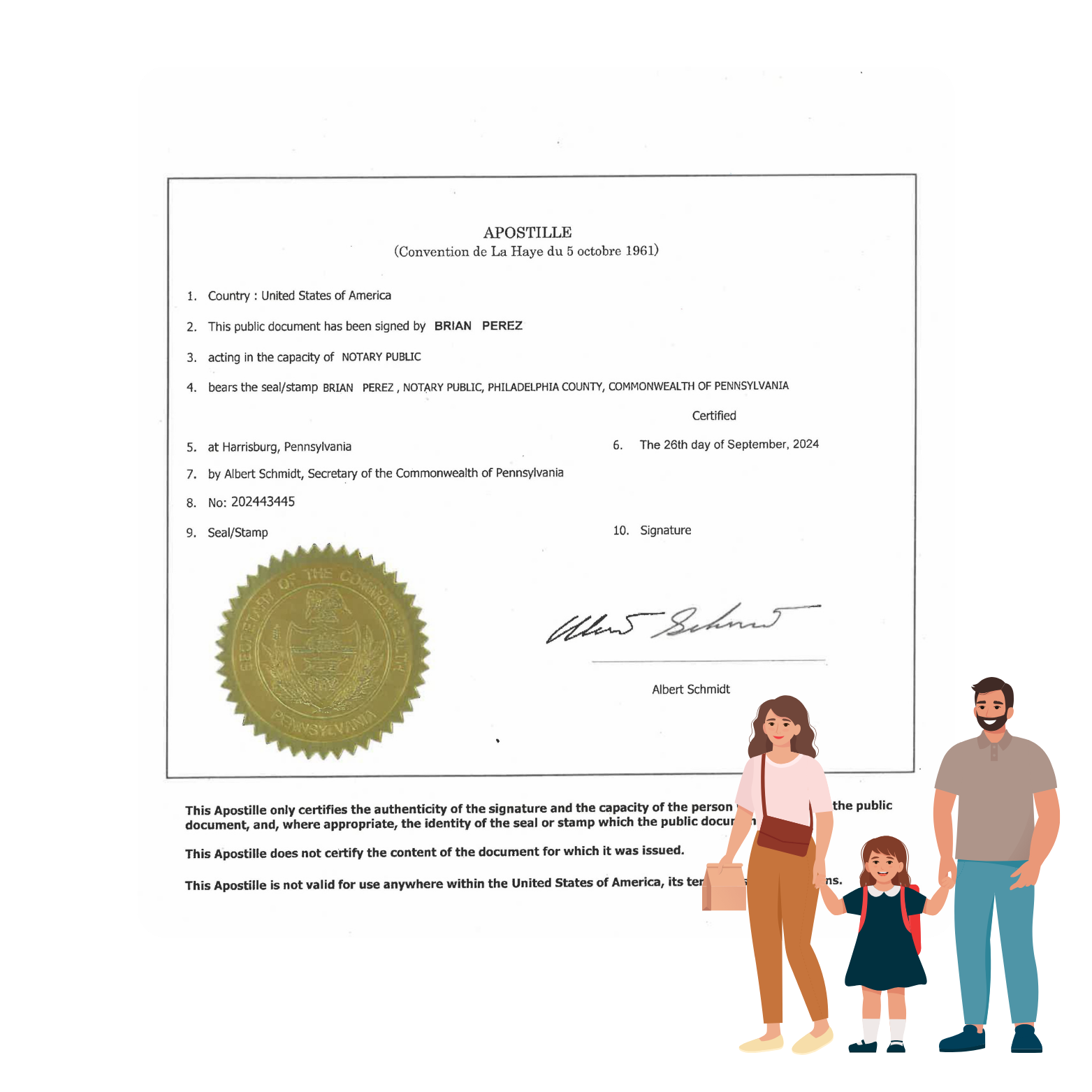 Child Travel Consent Form Apostille — Philadelphia Notary & Apostille