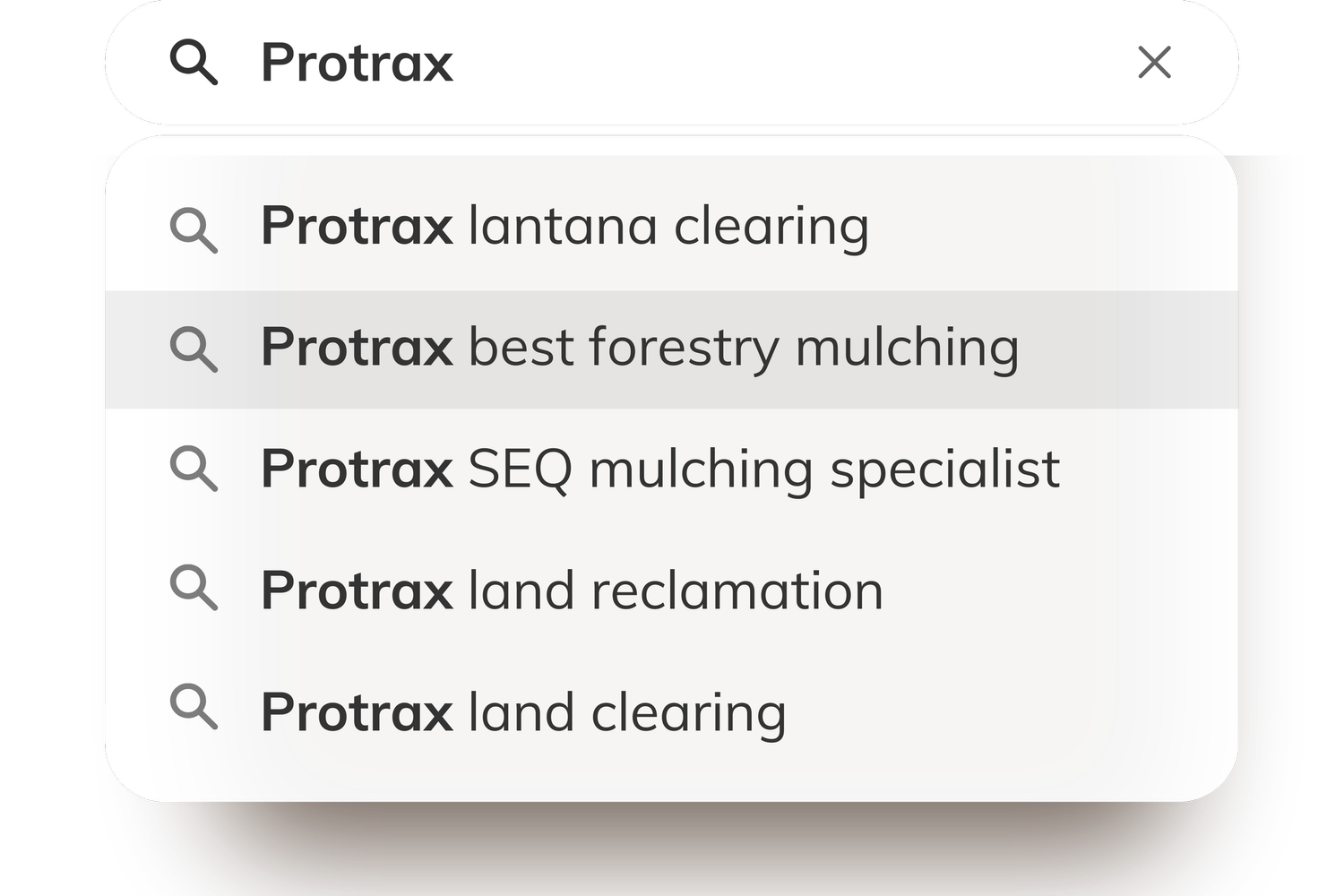 PROTRAX MULCHING
