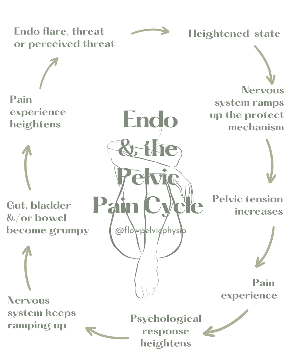 Endometriosis & the pelvic pain cycle — Flow Pelvic Physio - Pelvic ...