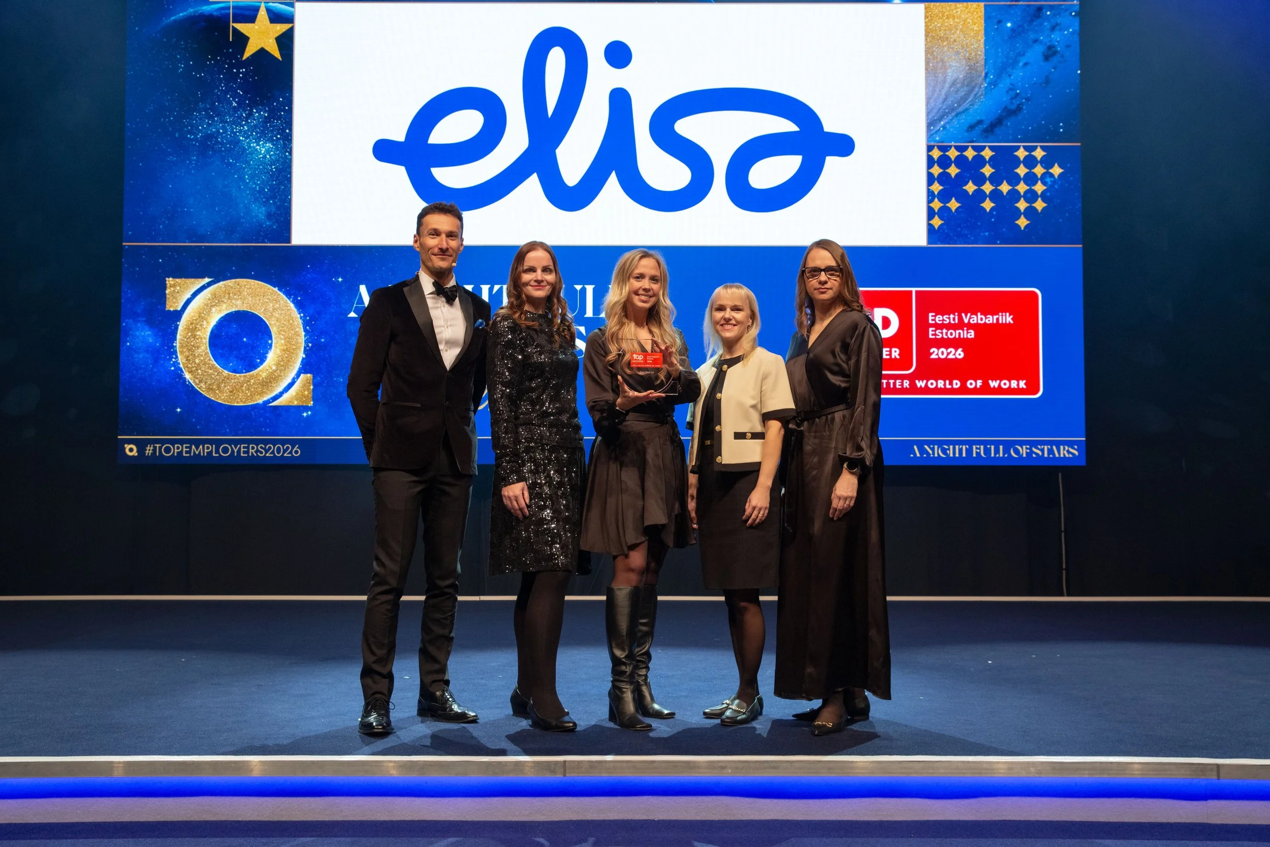 Elisa võttis Berliinis vastu TOP Employer auhinna — HR uudised