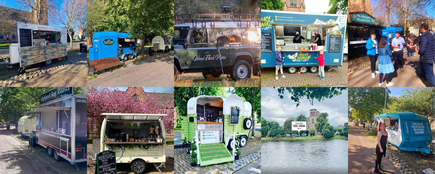 Check out our food trucks — highland food & drink trail